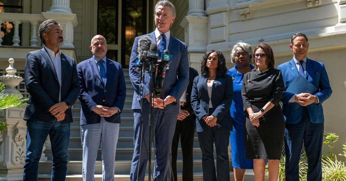 Newsom says California will redraw maps if Texas redistricts | The Texas Tribune